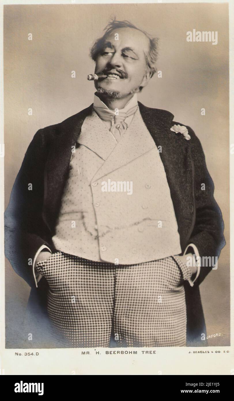 Portrait of Herbert Beerbohm Tree 003 - British stage star of the ...