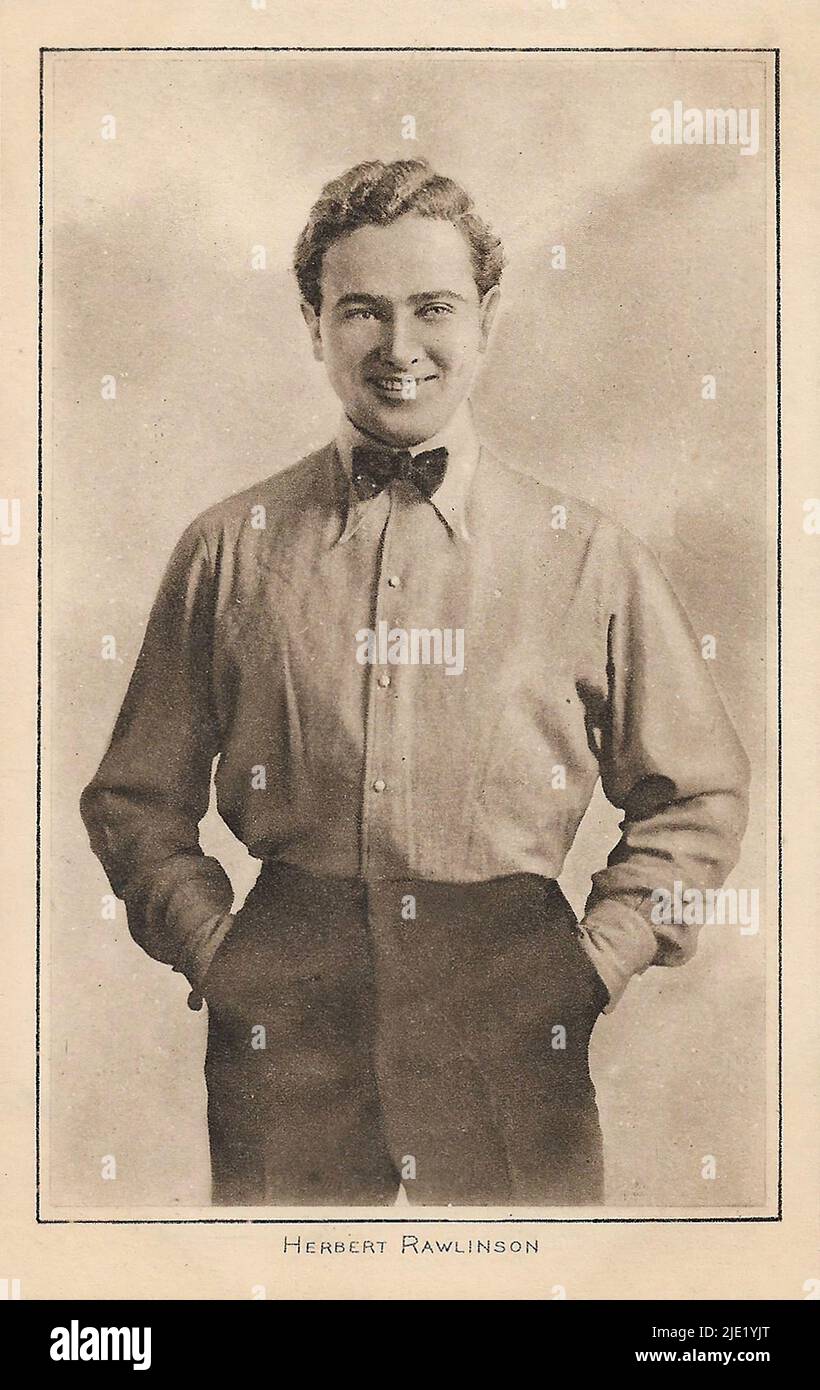 Portrait of Herbert Rawlinson - American cinema before Hollywood era ...