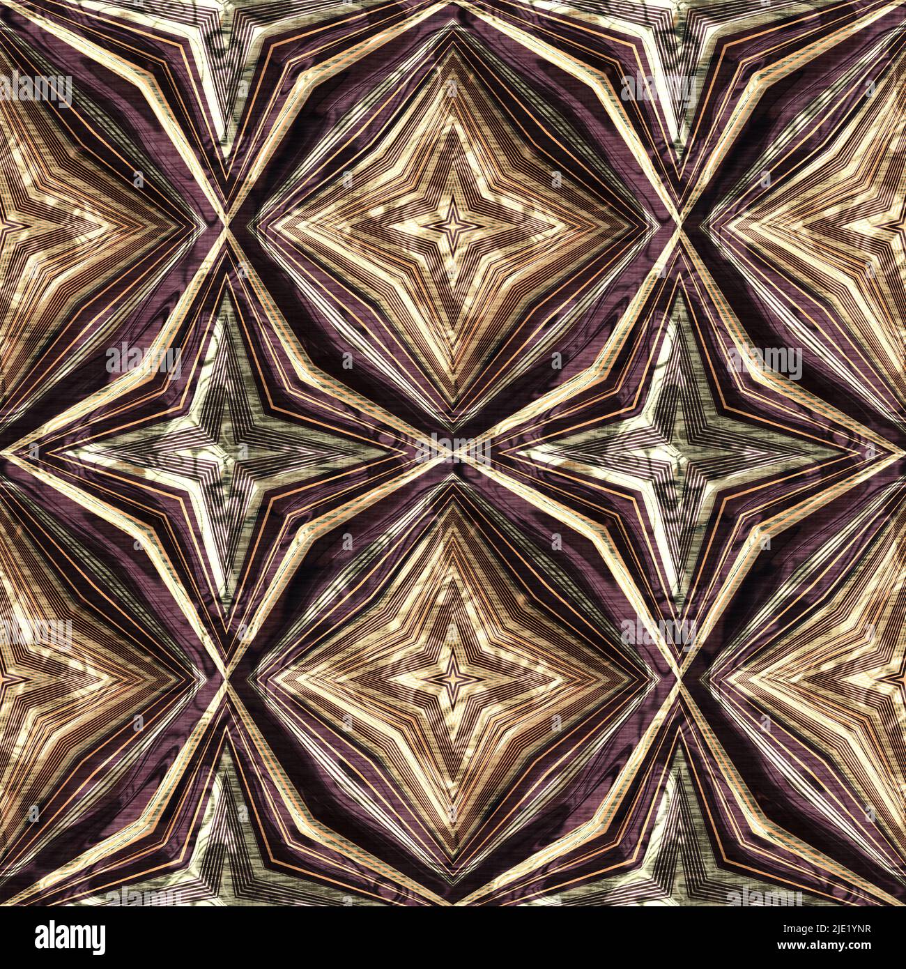 Earthy colours Victorian antique geometric seamless pattern in ...