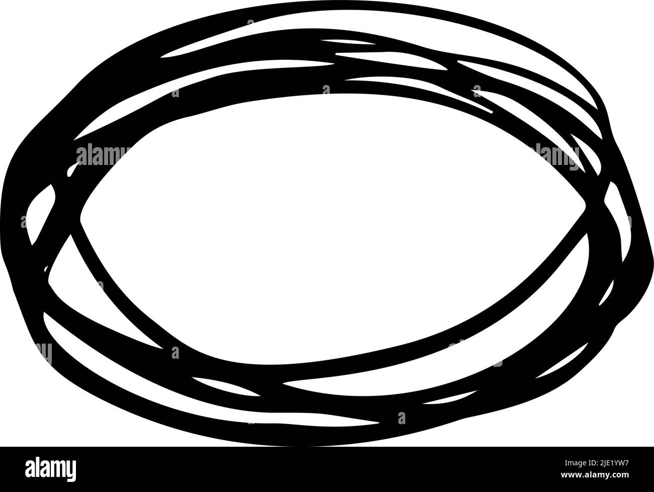 Grungy round scribble oval hand drawn with thin line, divider shape ... Grungy round scribble oval hand drawn with thin line, divider shape ...