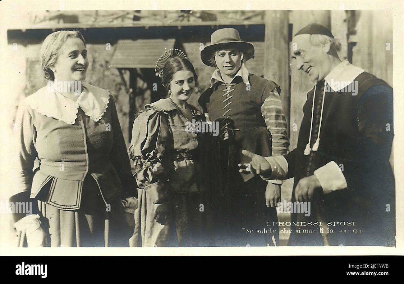 Portrait of Ida Carloni Talli, Domenico Serra and Emilia Vidali in I ...