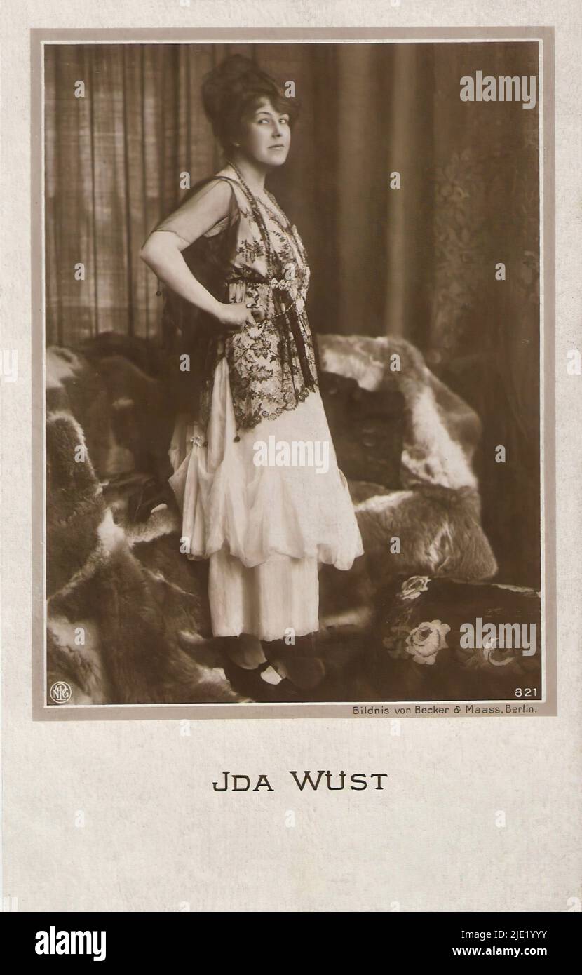 Portrait Of Ida Wüst German Weimar Era Cinema 1918 1935 Stock