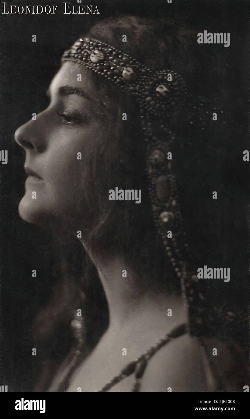Portrait of Ileana Leonidoff 003 - Italian silent cinema era actress ...
