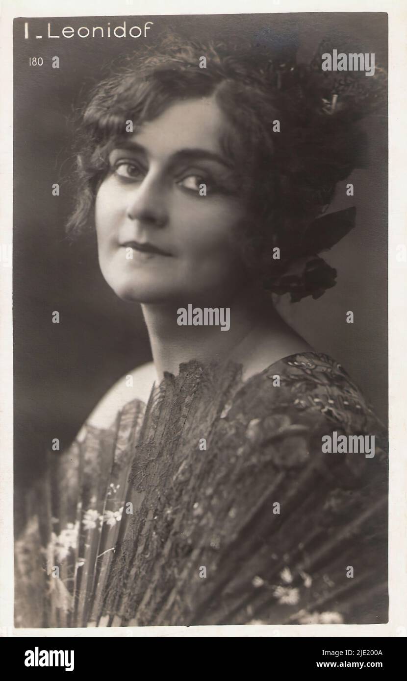 Portrait of Ileana Leonidoff 001 - Italian silent cinema era actress ...
