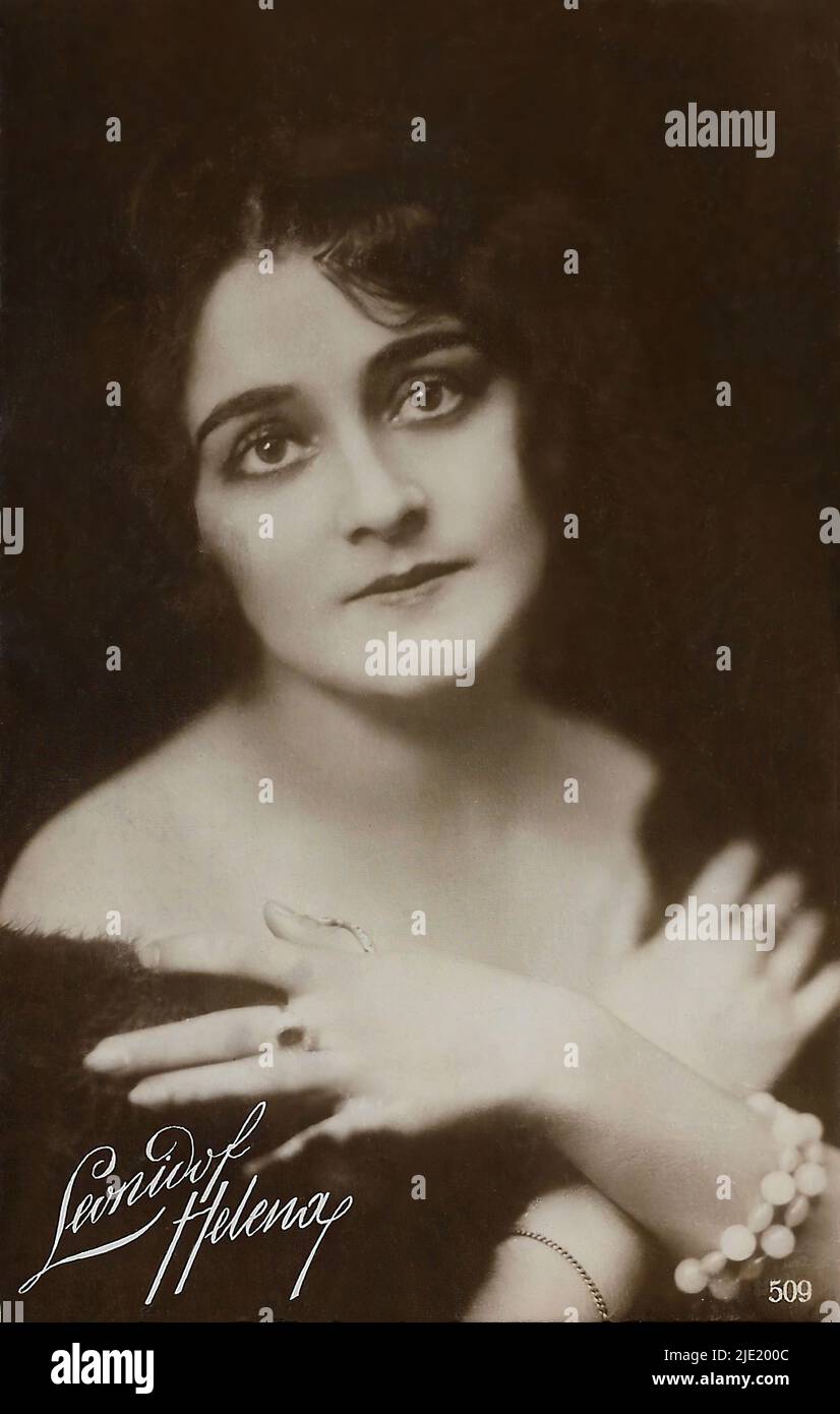 Portrait of Ileana Leonidoff 004 - Italian silent cinema era actress ...