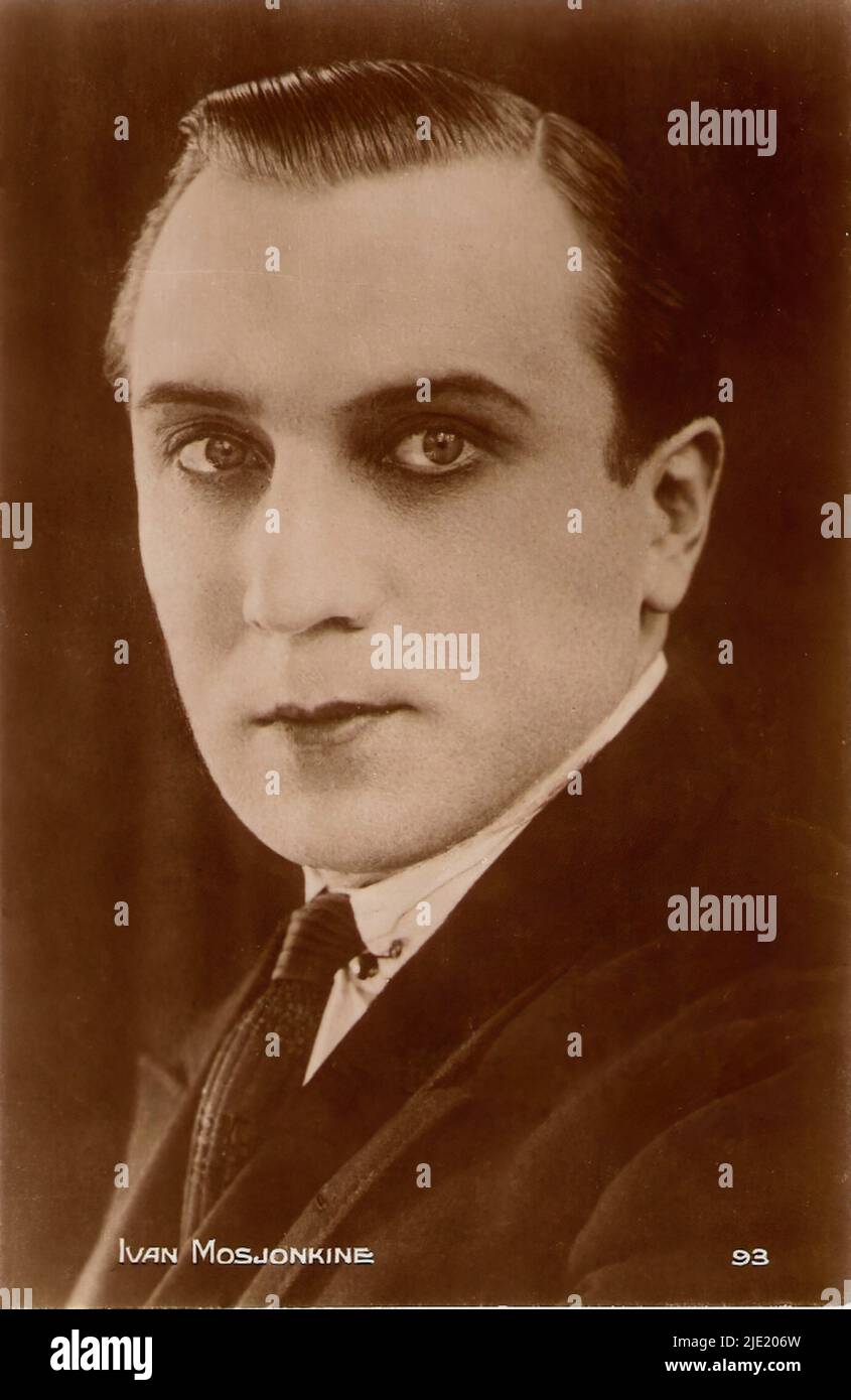 Portrait of Ivan Mozzhukhin 001 Stock Photo - Alamy