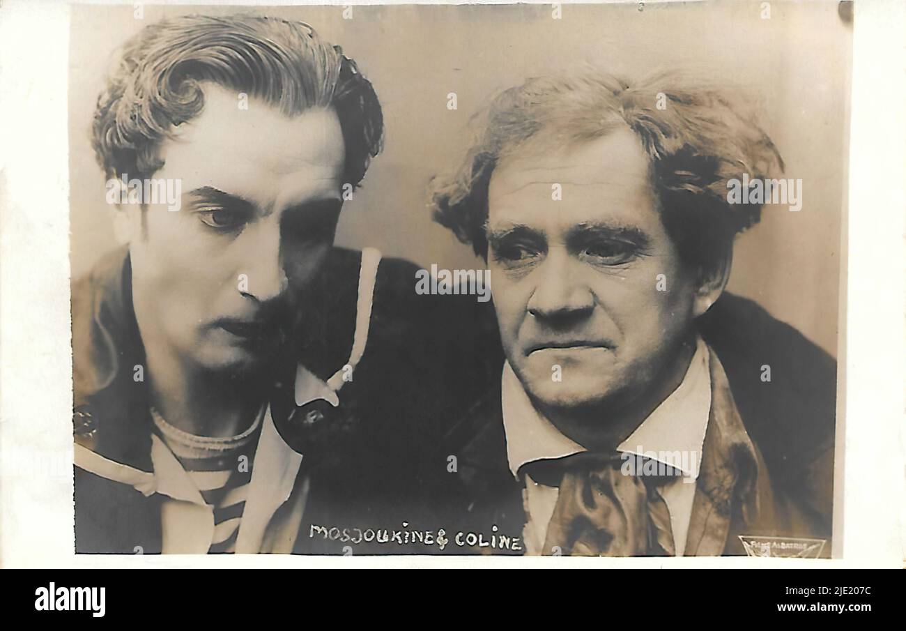 Portrait of Ivan Mozzhukhin and Nicolas Koline Stock Photo - Alamy