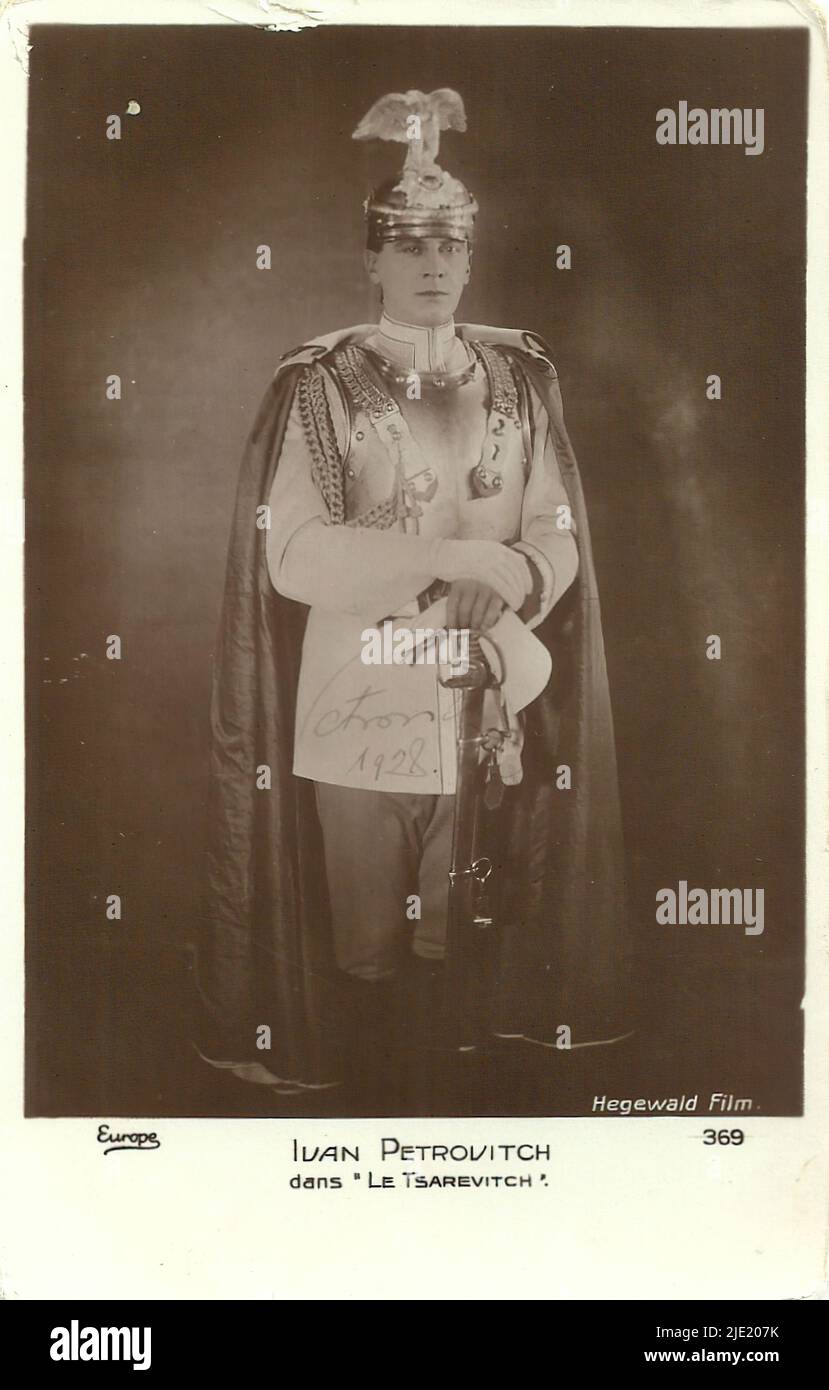 Portrait of Iván Petrovich 001 - German weimar era cinema (1918 - 1935 Stock Photo - Alamy