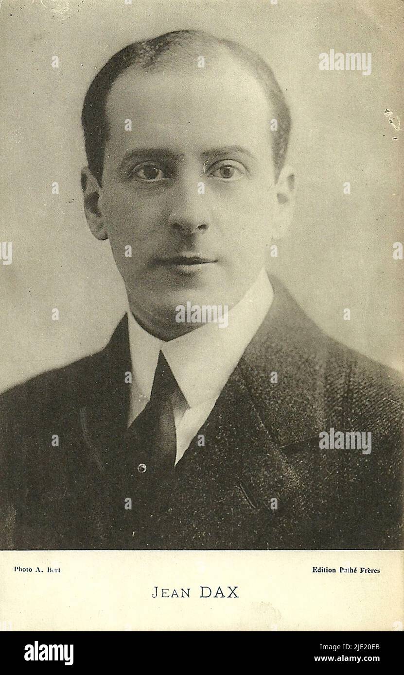 Portrait of Jean Dax - French theatre classic era Stock Photo - Alamy