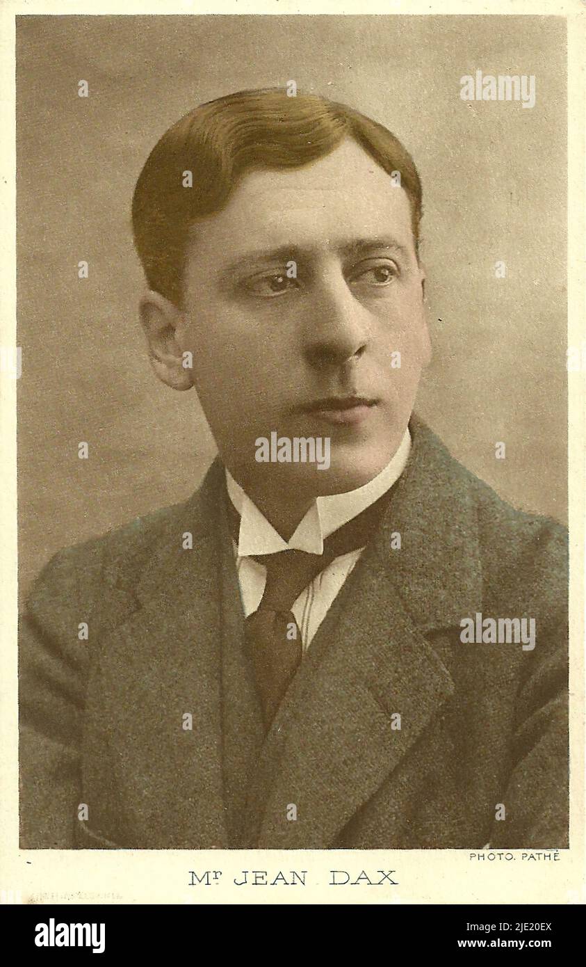 Portrait of Jean Dax 001 - French silent cinema era Stock Photo - Alamy