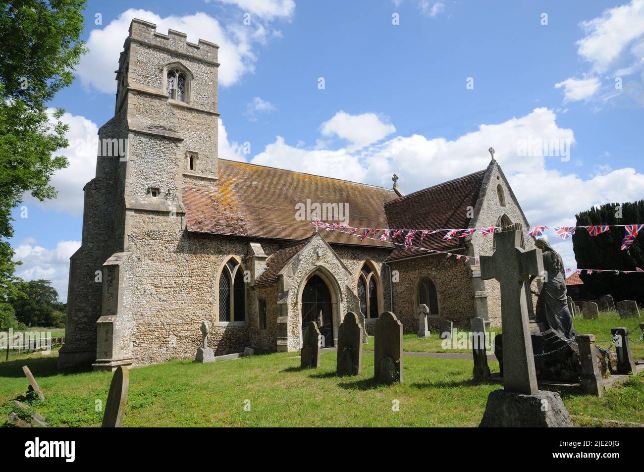 St Ethelbert's Church, Herringswell , Suffolk Stock Photo - Alamy