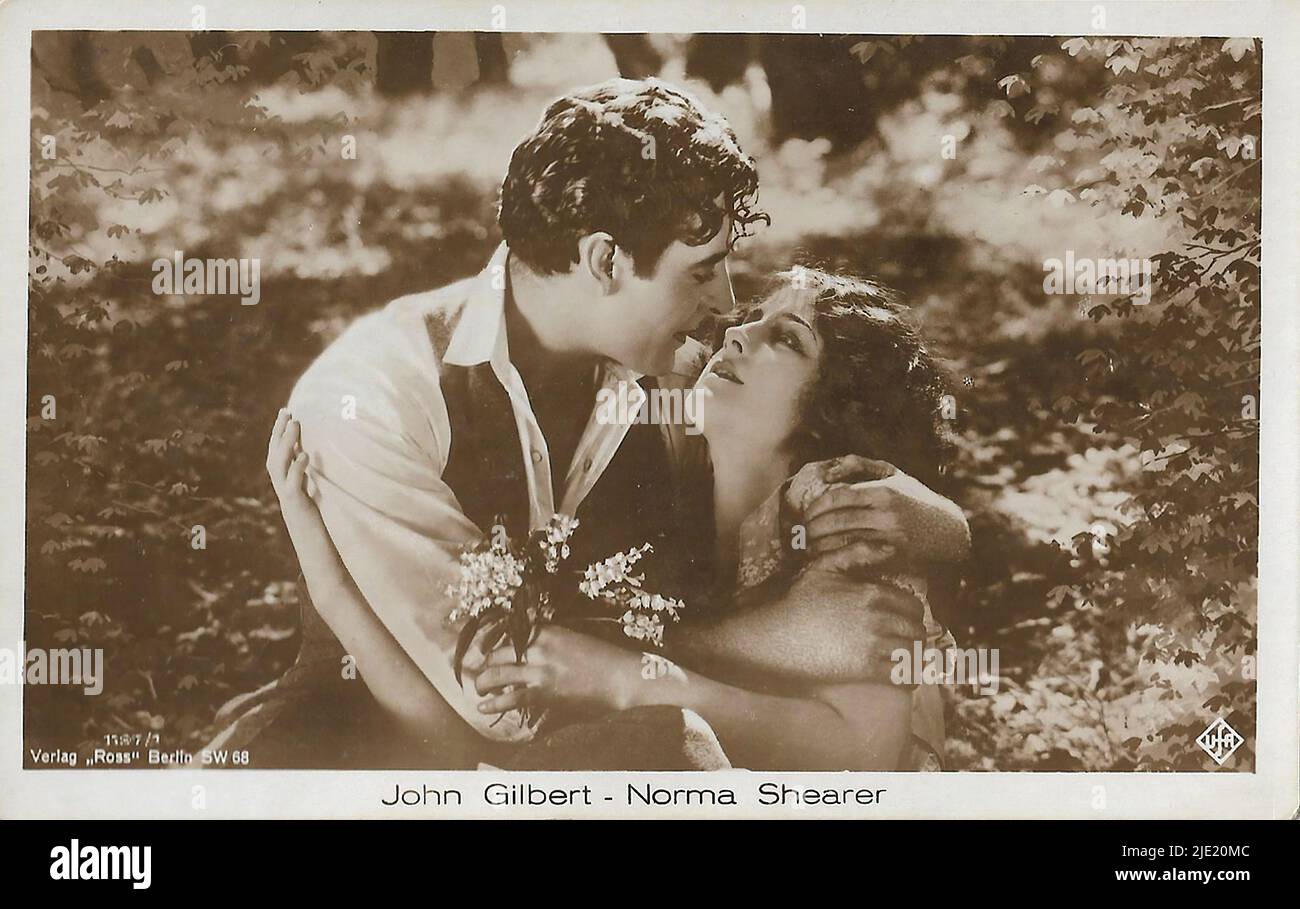 Portrait of John Gilbert and Norma Shearer in He Who Gets Slapped (1924 ...