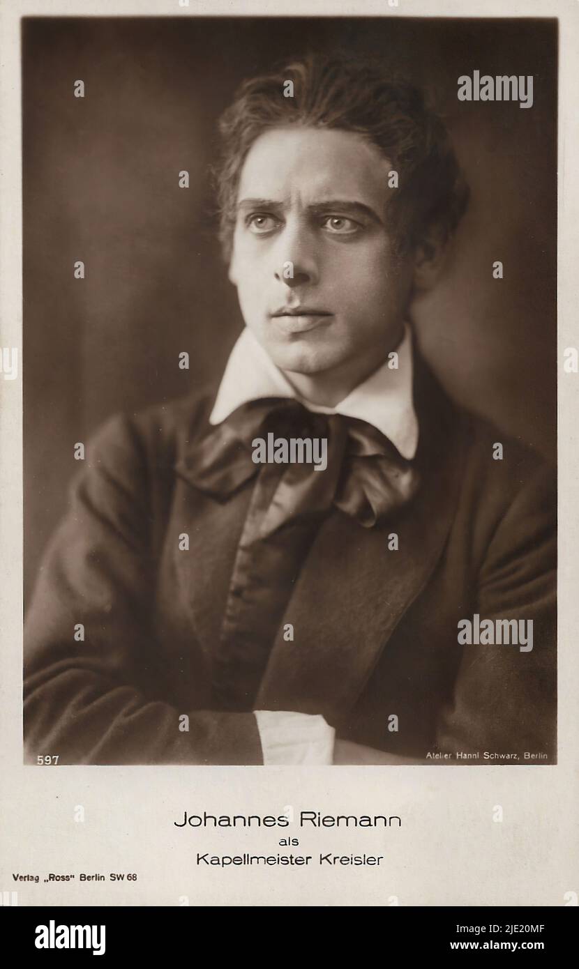 Portrait of Johannes Riemann - German weimar era cinema (1918 - 1935 ...