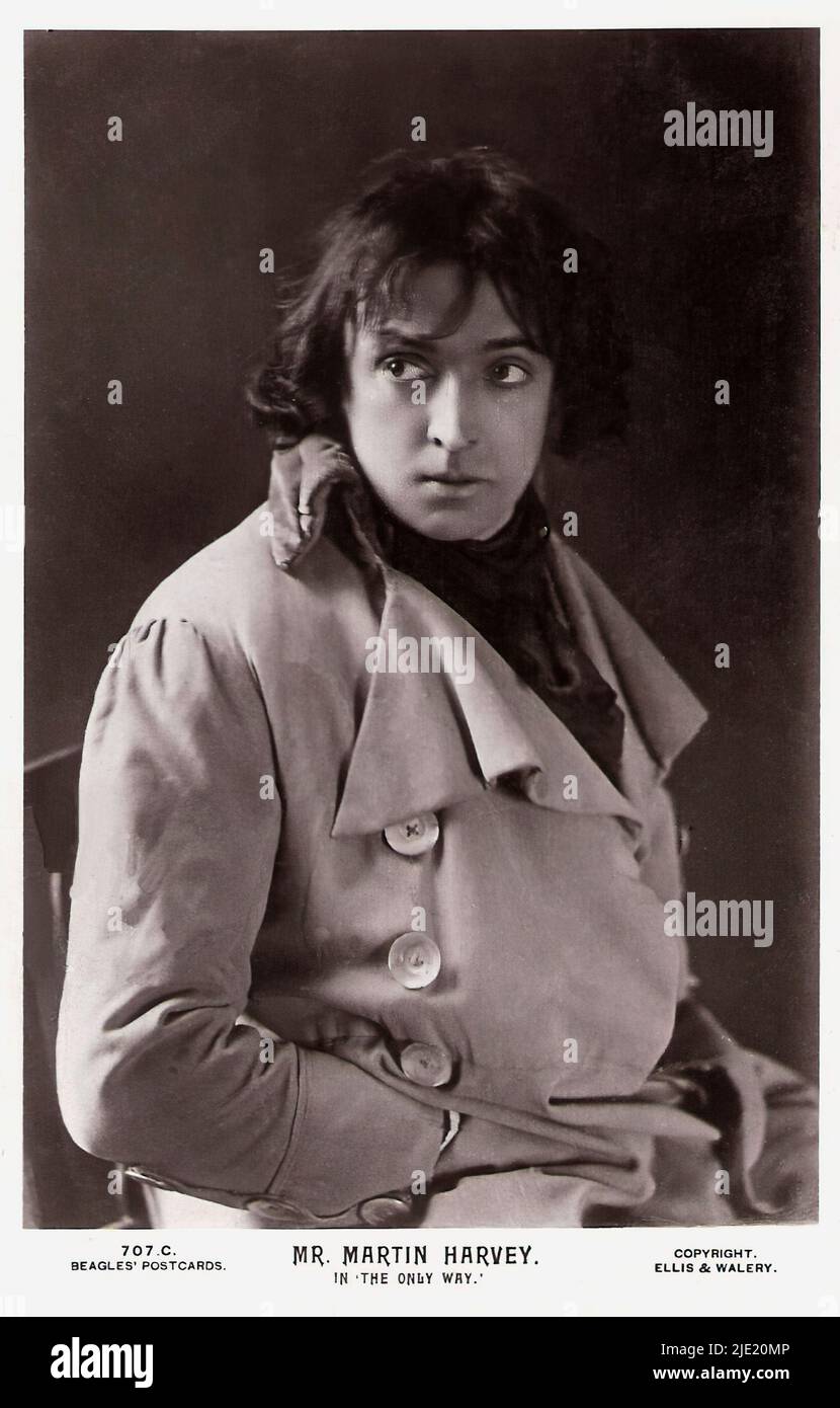 Portrait of John Martin Harvey 002 - British stage star of the ...