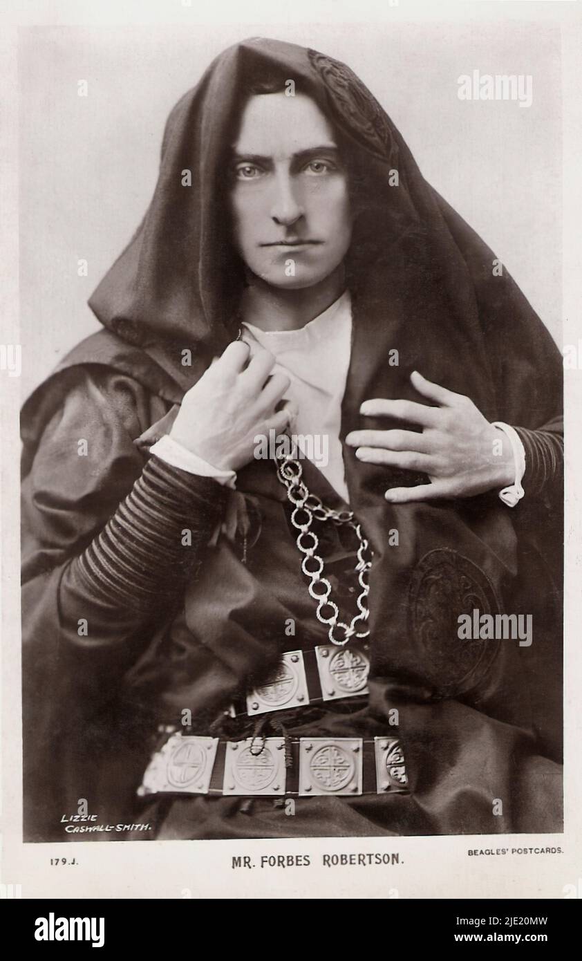 Portrait of Johnston Forbes-Robertson as Hamlet 001 - British stage ...