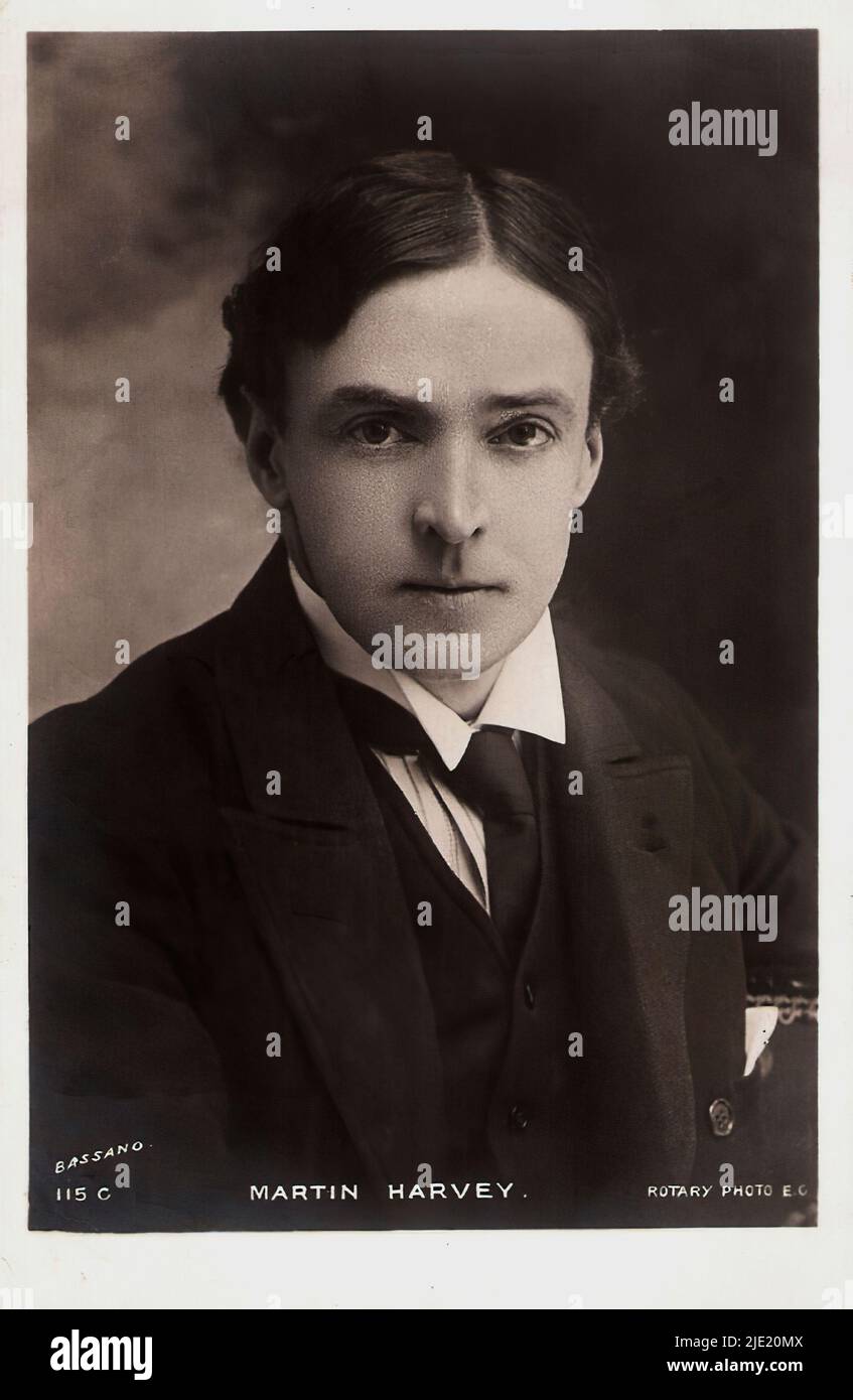 Portrait of John Martin Harvey 001 - British stage star of the ...