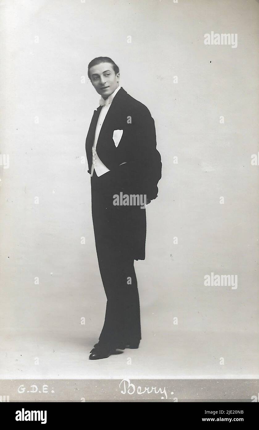 Portrait of Jules Berry 001 - French theatre classic era Stock Photo ...