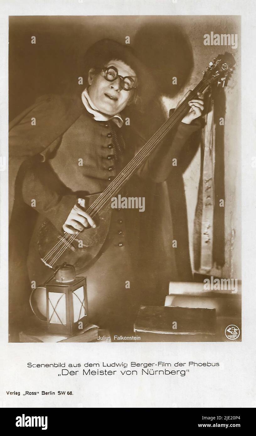Portrait of Julius Falkenstein in Der Meister von Nürnberg (1927 ...