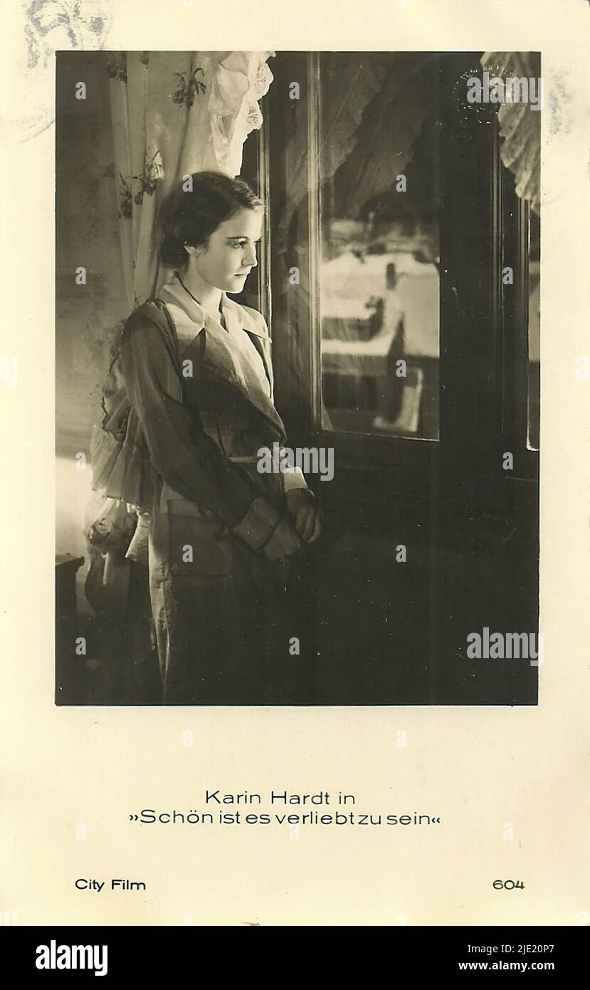 Portrait of Karin Hardt - German weimar era cinema (1918 - 1935 Stock Photo - Alamy