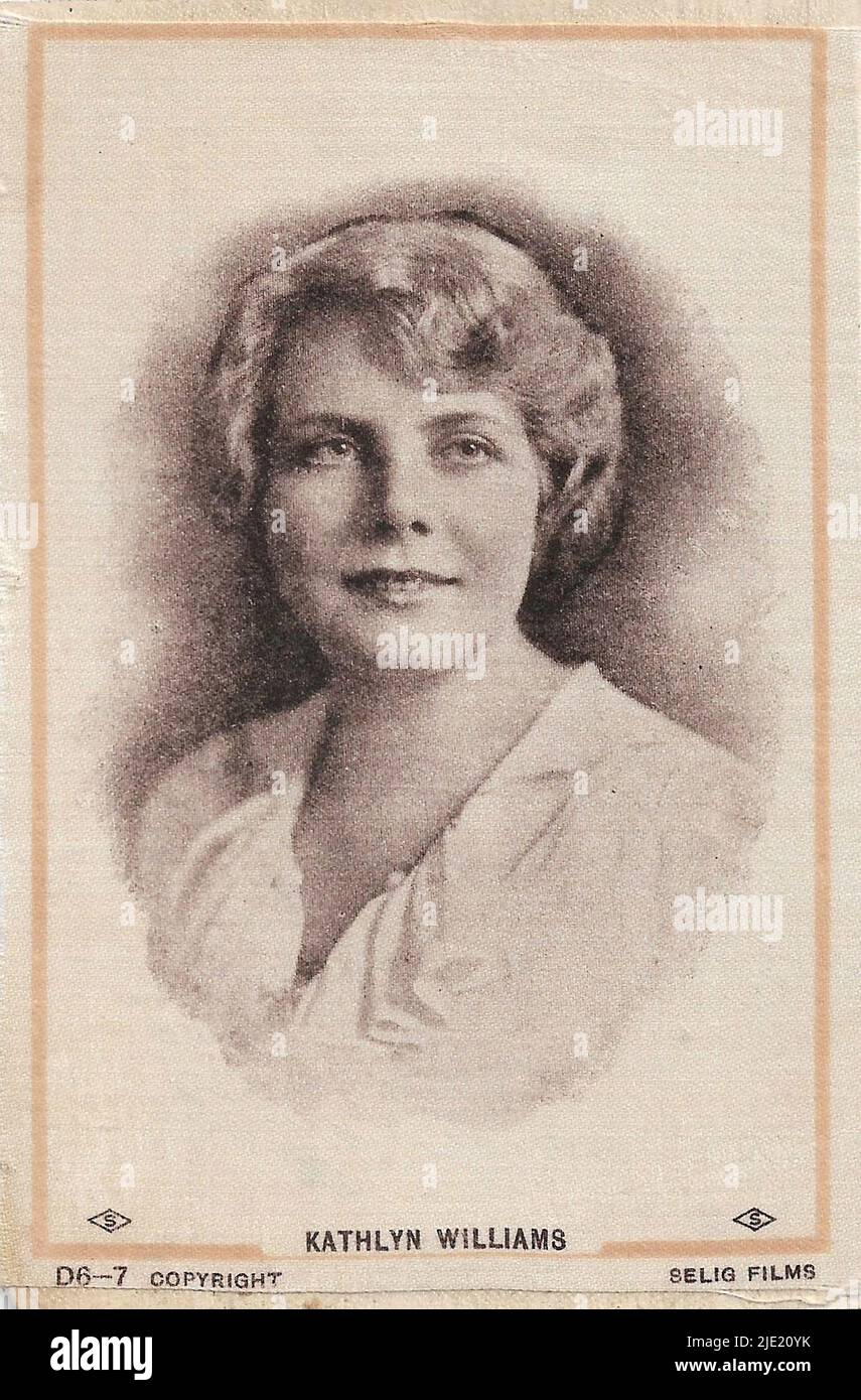 Portrait of Kathlyn Williams - American cinema before Hollywood era ...