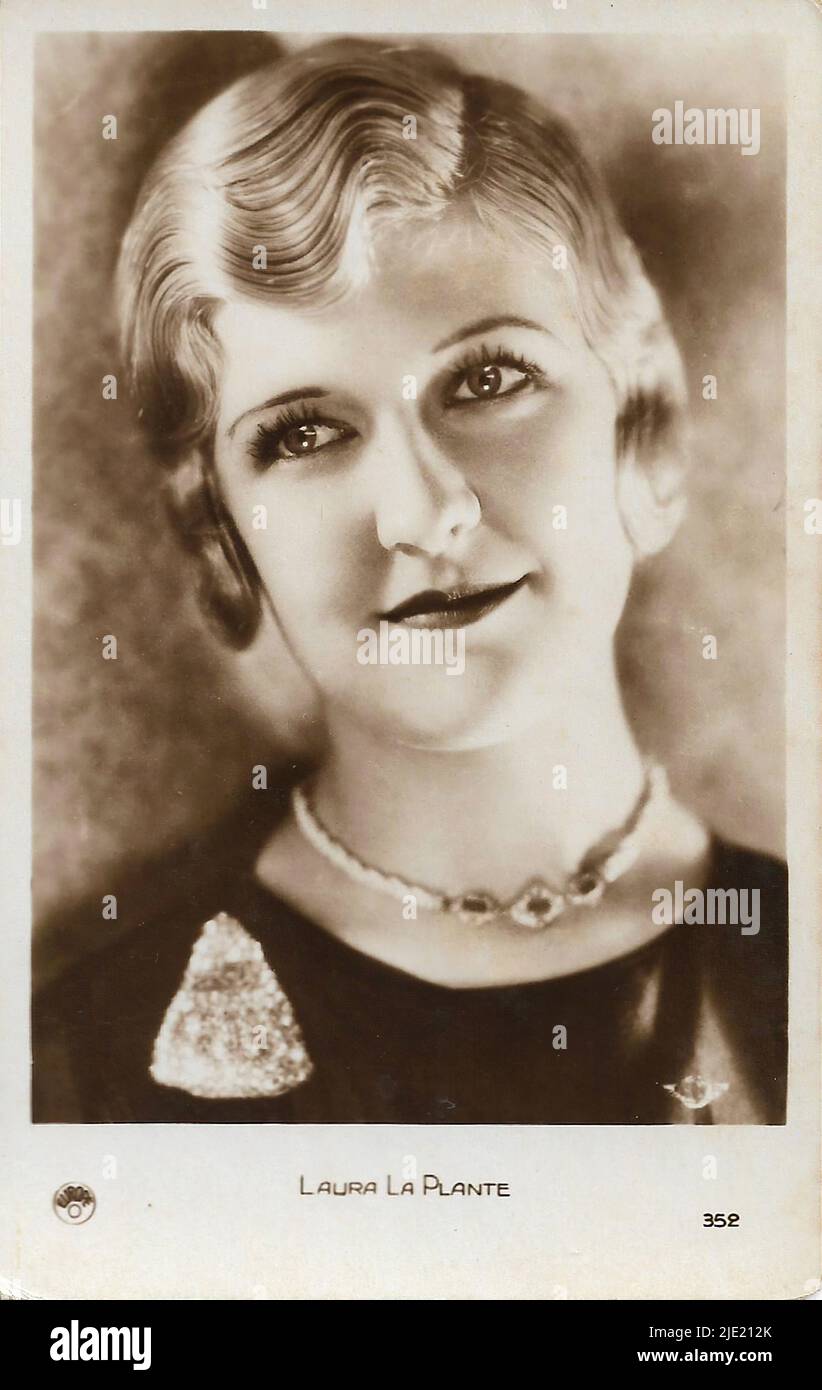Portrait of Laura La Plante 003 - Hollywood silent movie actress Stock ...