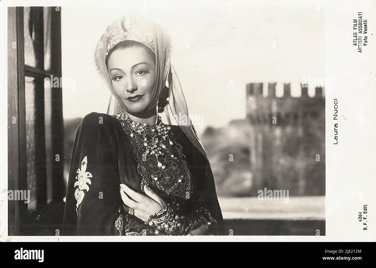 Portrait of Laura Nucci - Italian silent movie Stock Photo - Alamy
