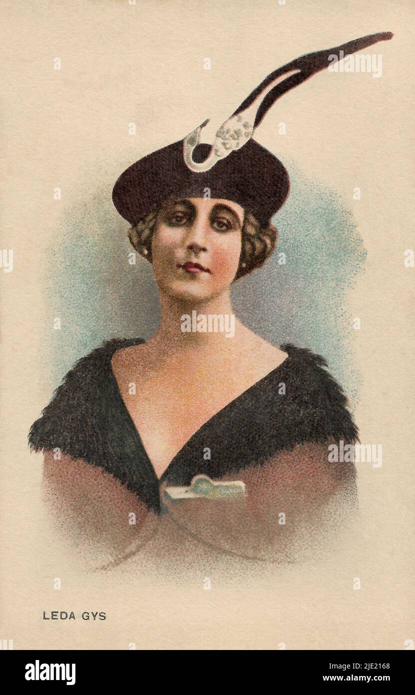 Portrait of Leda Gys 005 - Italian silent movie era Stock Photo - Alamy