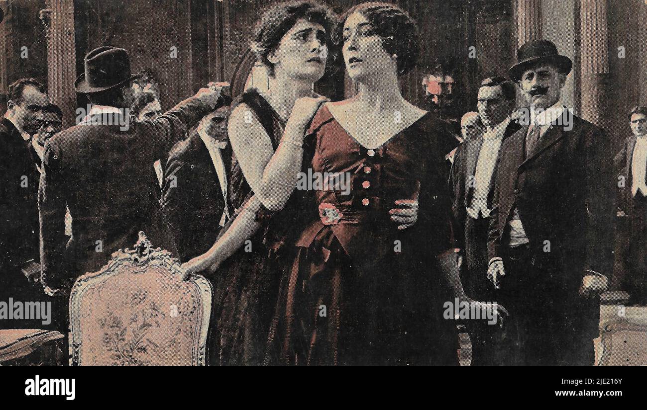 Portrait of Leda Gys in Fernanda 005 - Italian silent movie era Stock ...