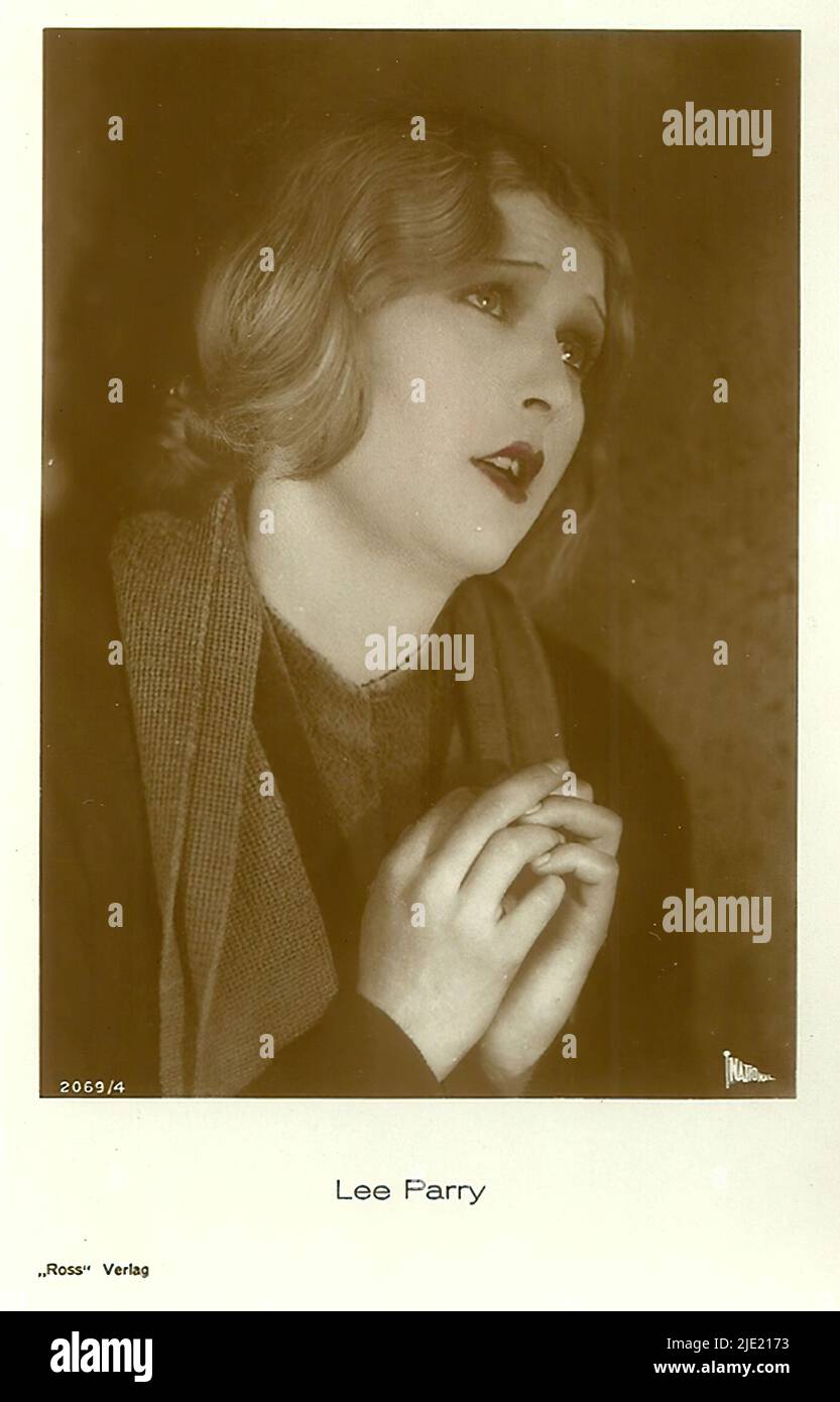 Portrait of Lee Parry 005 - German weimar era cinema (1918 - 1935 Stock Photo - Alamy