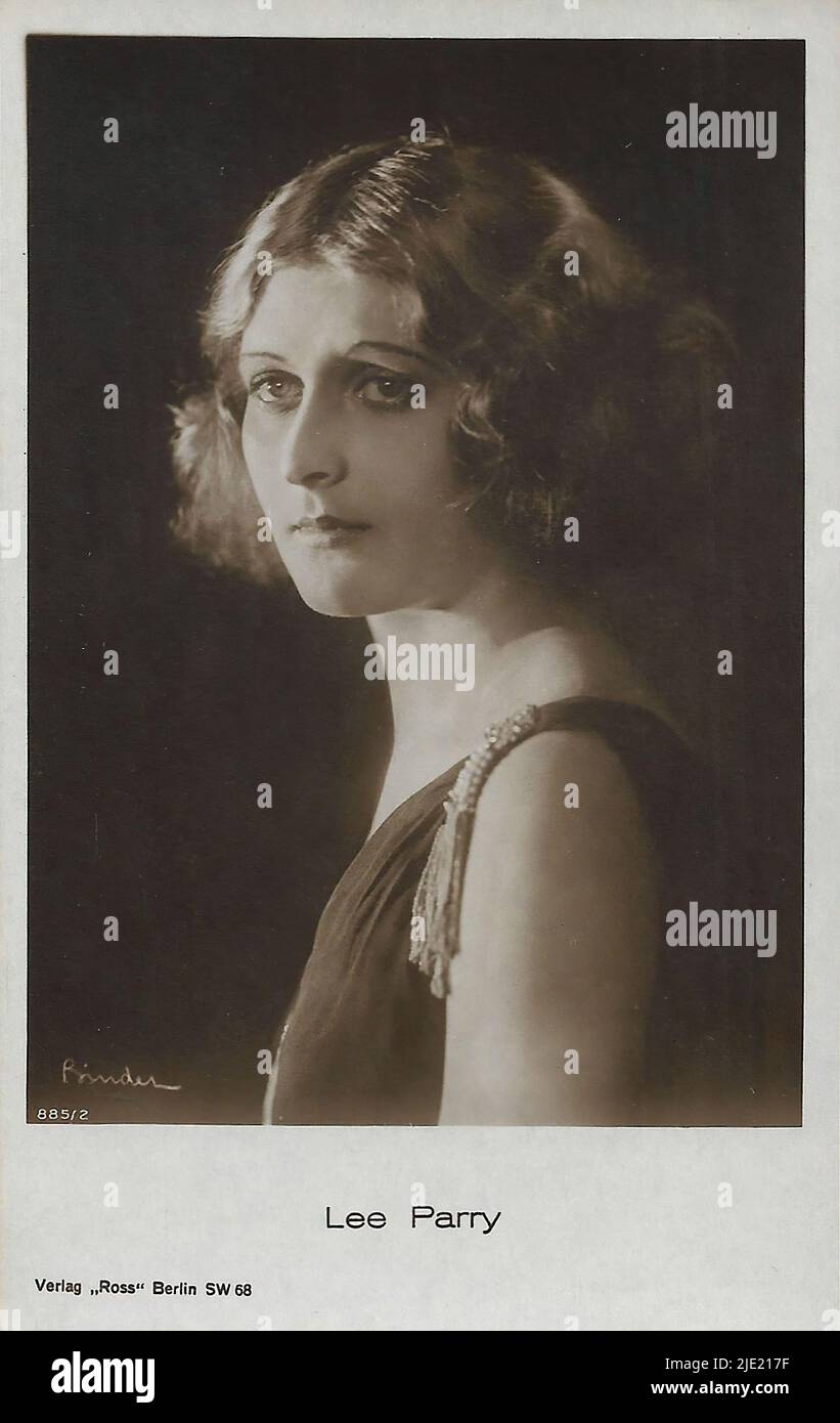 Portrait of Lee Parry 009 - German weimar era cinema (1918 - 1935 Stock Photo - Alamy