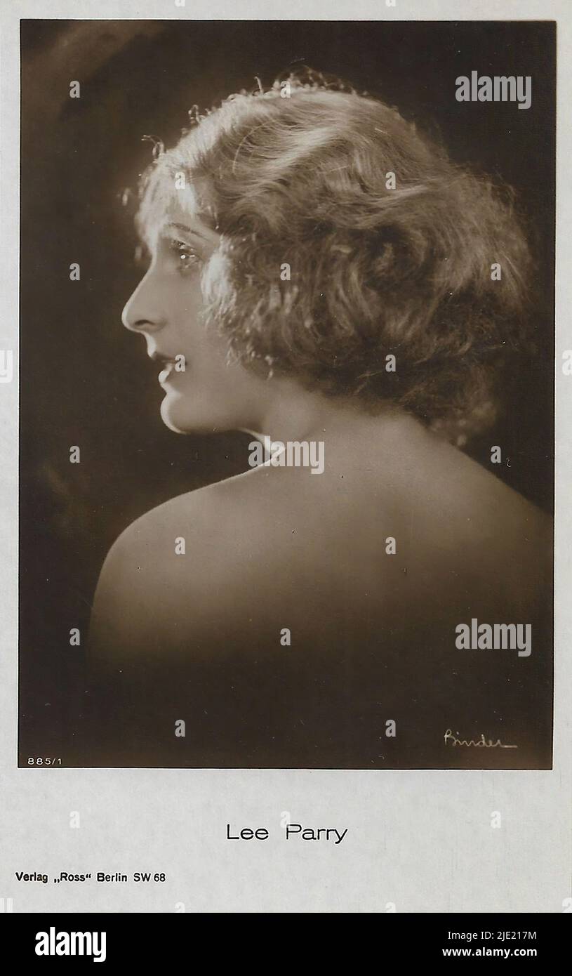 Portrait of Lee Parry 010 - German weimar era cinema (1918 - 1935 Stock Photo - Alamy