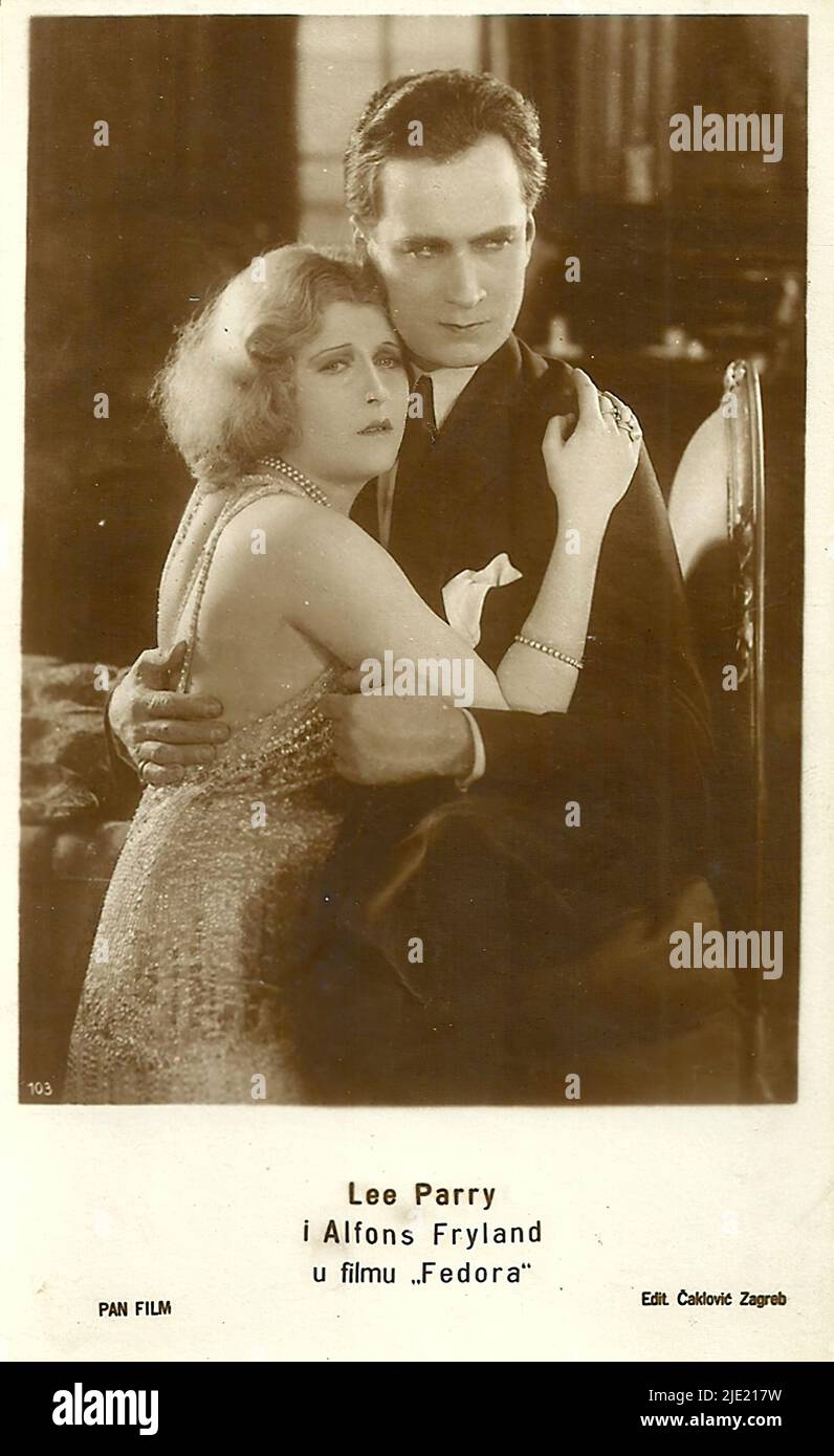 Portrait of Lee Parry and Alphons Fryland in Fedora (1926) - German ...