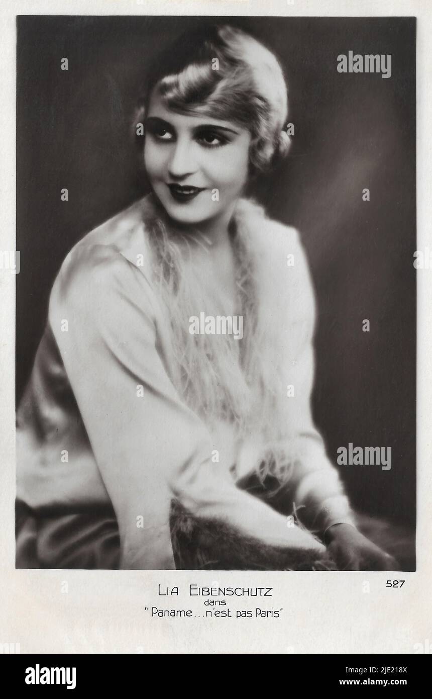 Portrait of Lia Eibenschütz in Paname...n'est pas Paris (1927) - German ...