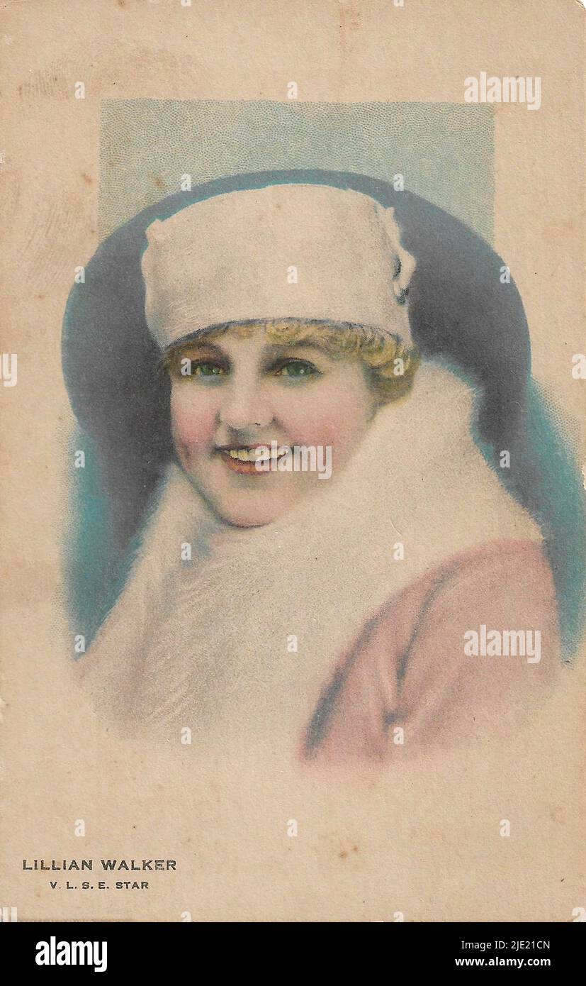 Portrait of Lillian Walker - Hollywood silent movie actress Stock Photo ...