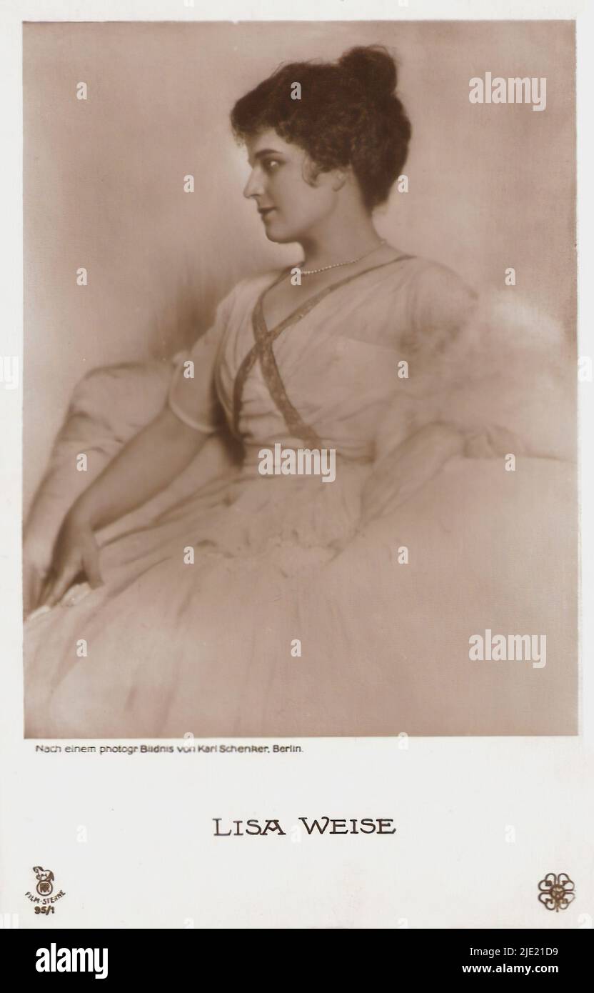 Portrait of Lisa Weise - German wihelminian era cinema (1895 - 1918 ...