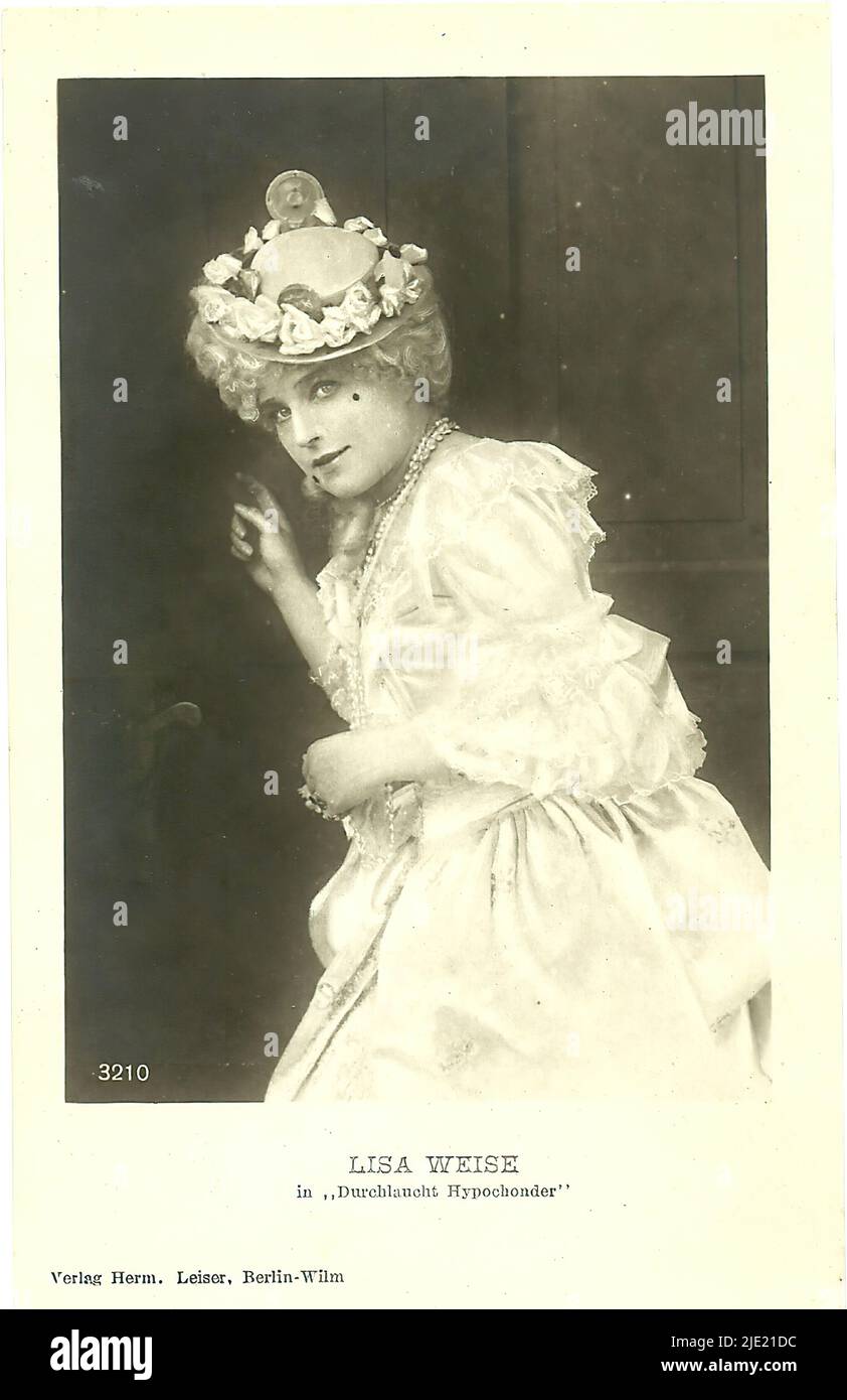 Portrait of Lisa Weise 001 - German wihelminian era cinema (1895 - 1918 ...
