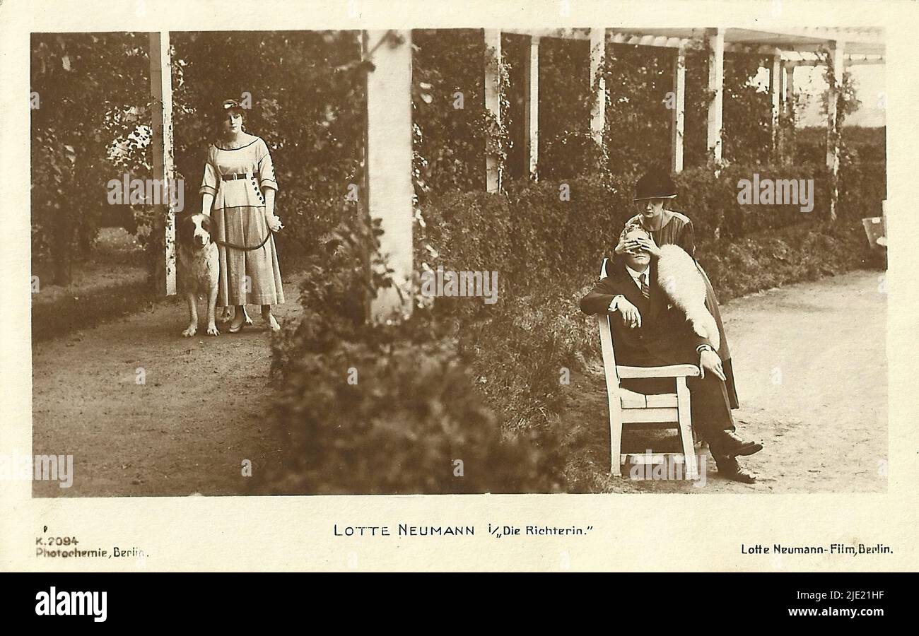 Portrait of Lotte Neumann in Die Richterin 002 - German weimar era ...