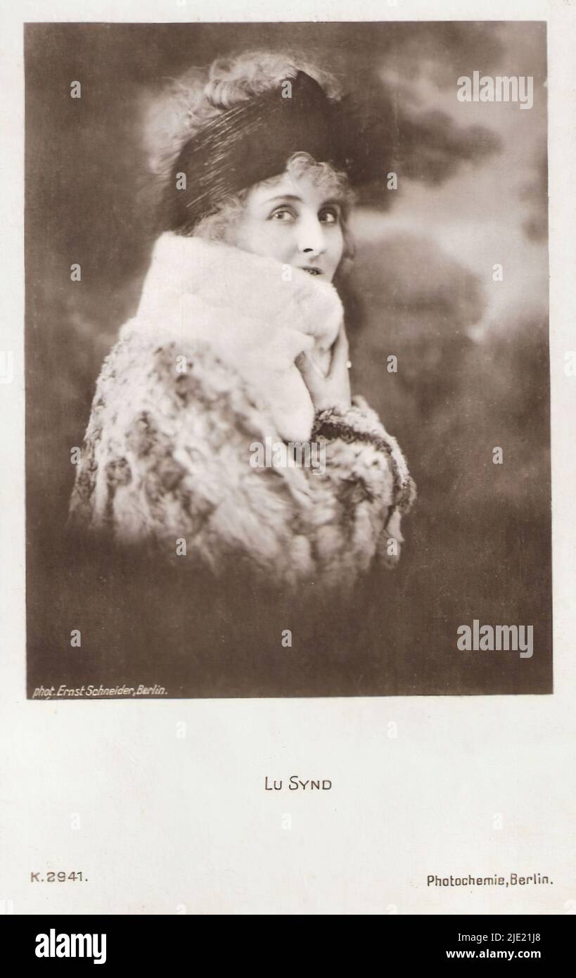 Portrait of Lu Synd 001 - German weimar era cinema (1918 - 1935 Stock Photo - Alamy