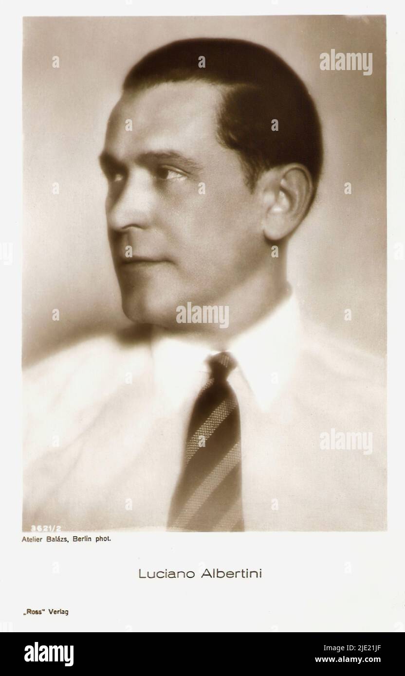 Portrait of Luciano Albertini 007 - Italian silent cinema era actor ...