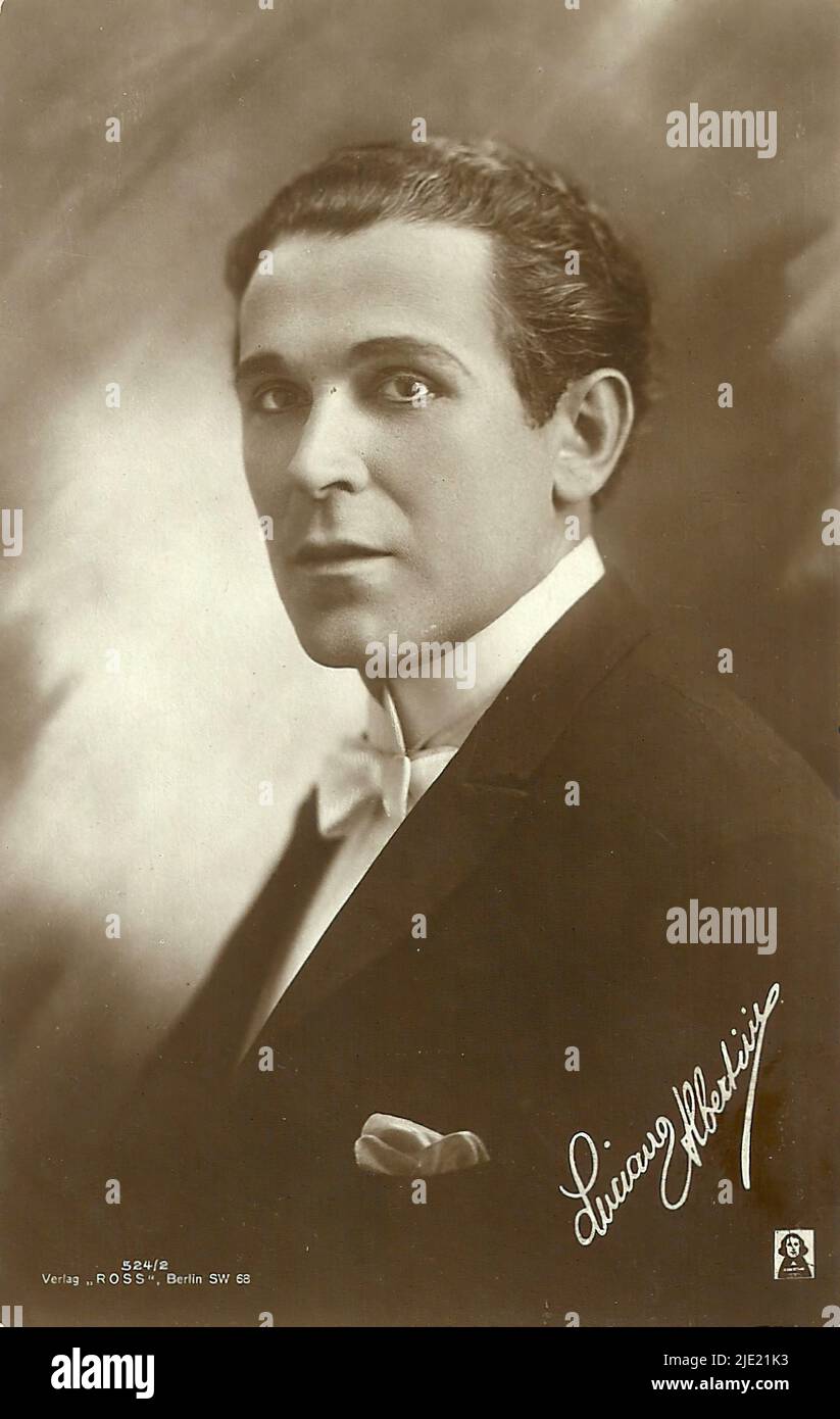 Portrait of Luciano Albertini 011 - Italian silent cinema era actor ...