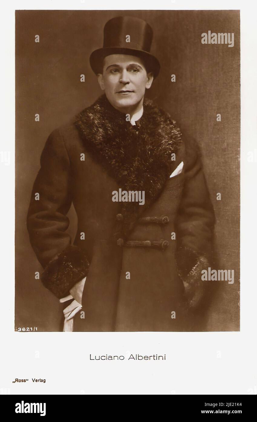 Portrait of Luciano Albertini 006 - Italian silent cinema era actor ...