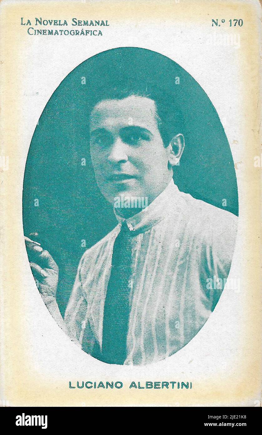 Portrait of Luciano Albertini 015 - Italian silent cinema era actor ...