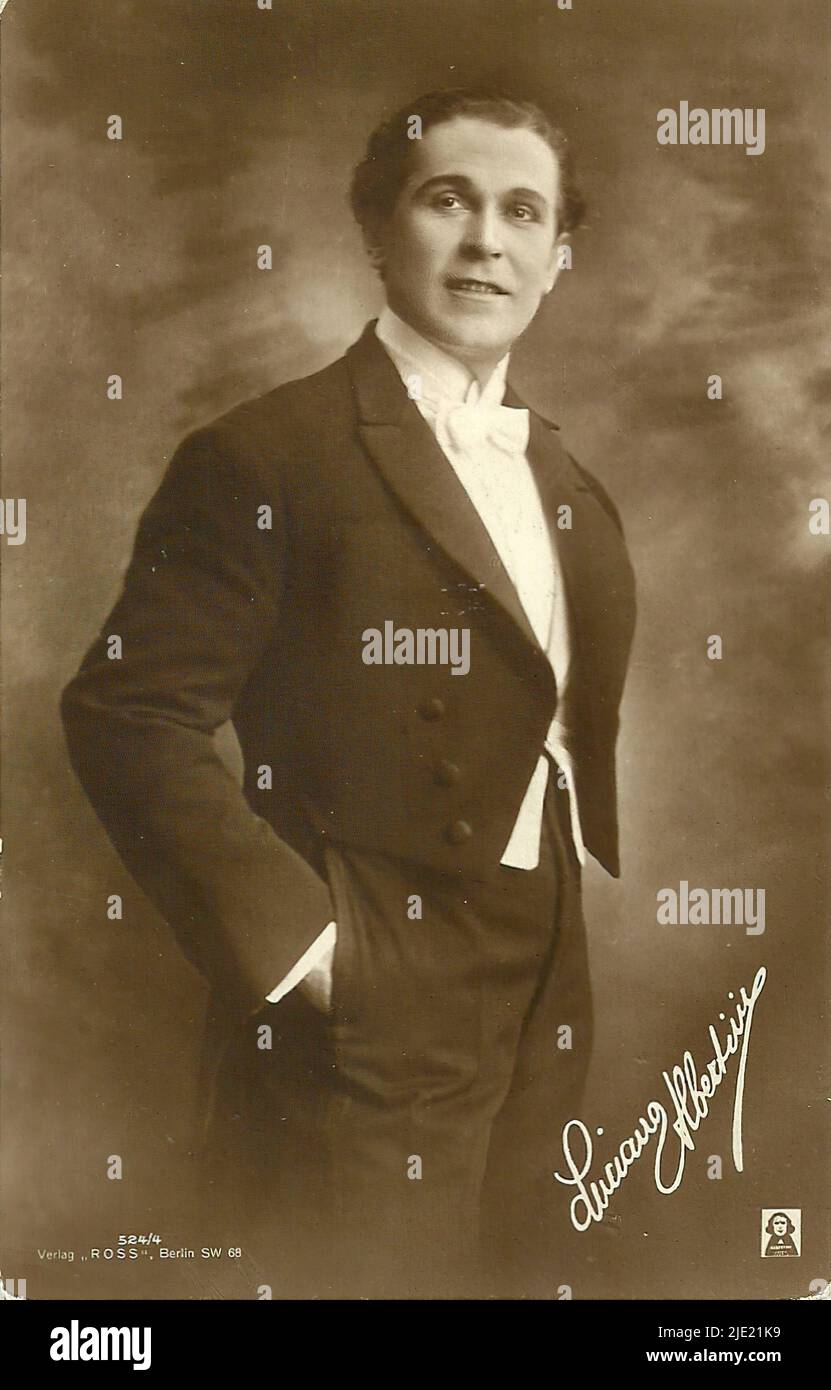 Portrait of Luciano Albertini 012 - Italian silent cinema era actor ...