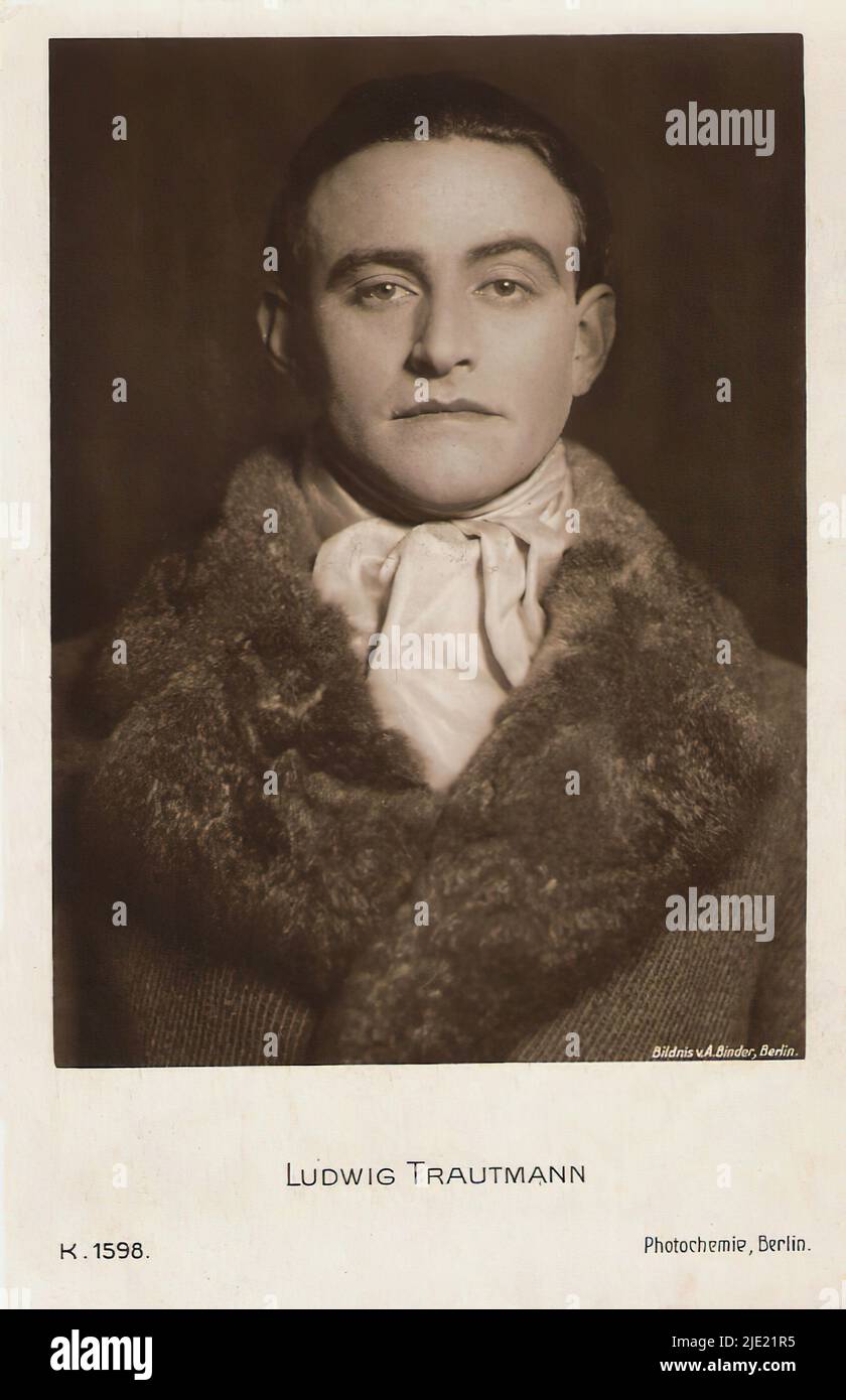 Portrait of Ludwig Trautmann 001 - German wihelminian era cinema (1895 ...