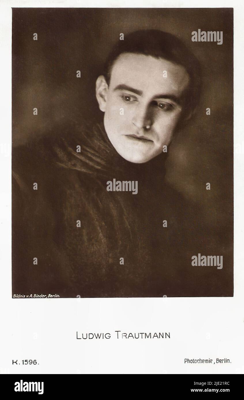 Portrait of Ludwig Trautmann 003 - German weimar era cinema (1918 ...