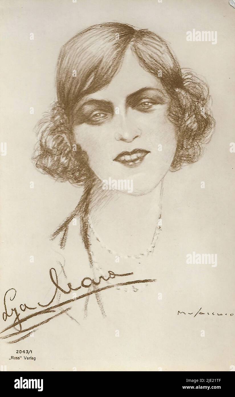 Portrait of Lya Mara 006 - German weimar era cinema (1918 - 1935 Stock Photo - Alamy