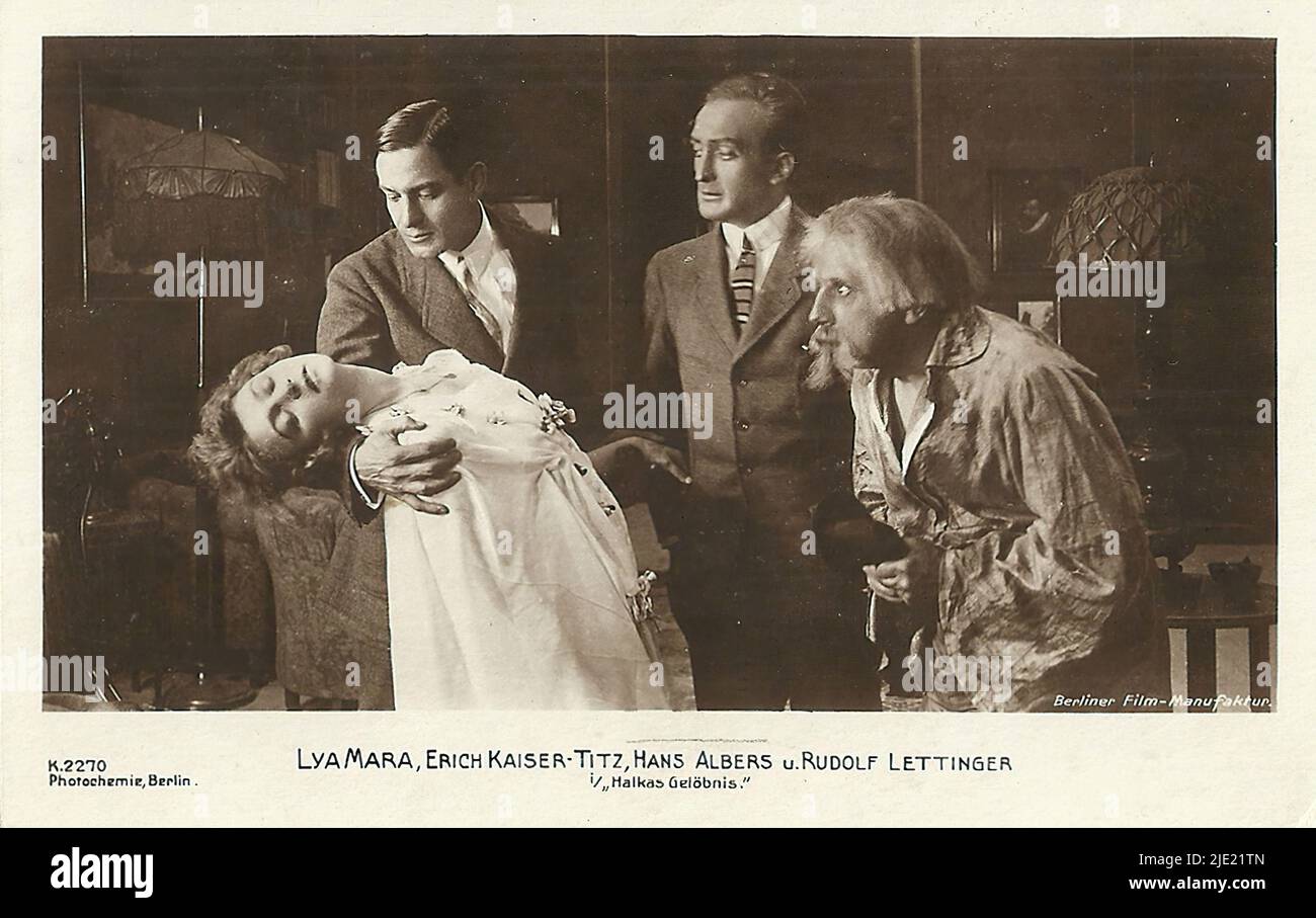 Portrait of Lya Mara in Halkas Gelöbnis (1918) - German weimar era ...