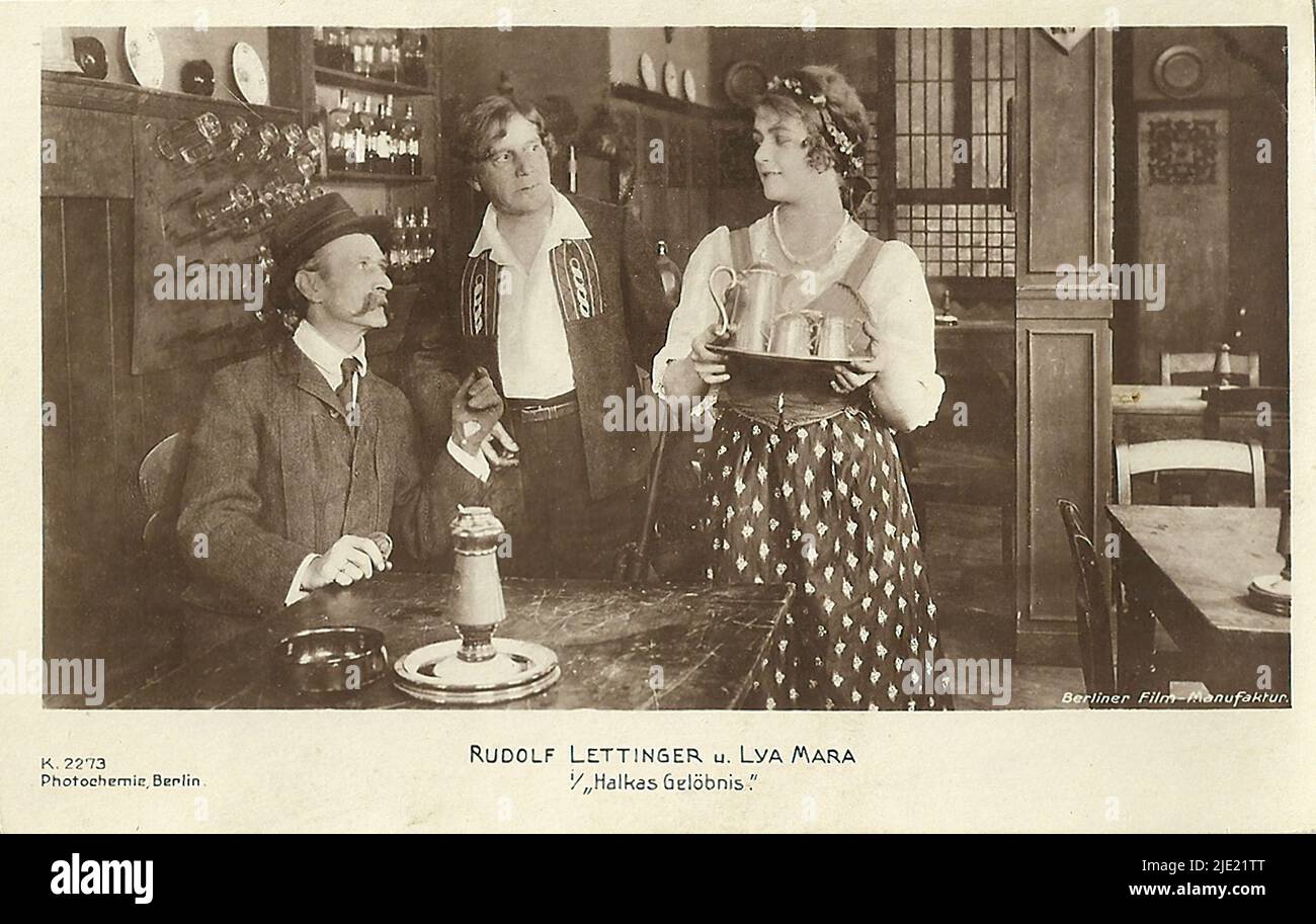 Portrait of Lya Mara in Halkas Gelöbnis (1917) 001 - German weimar era ...