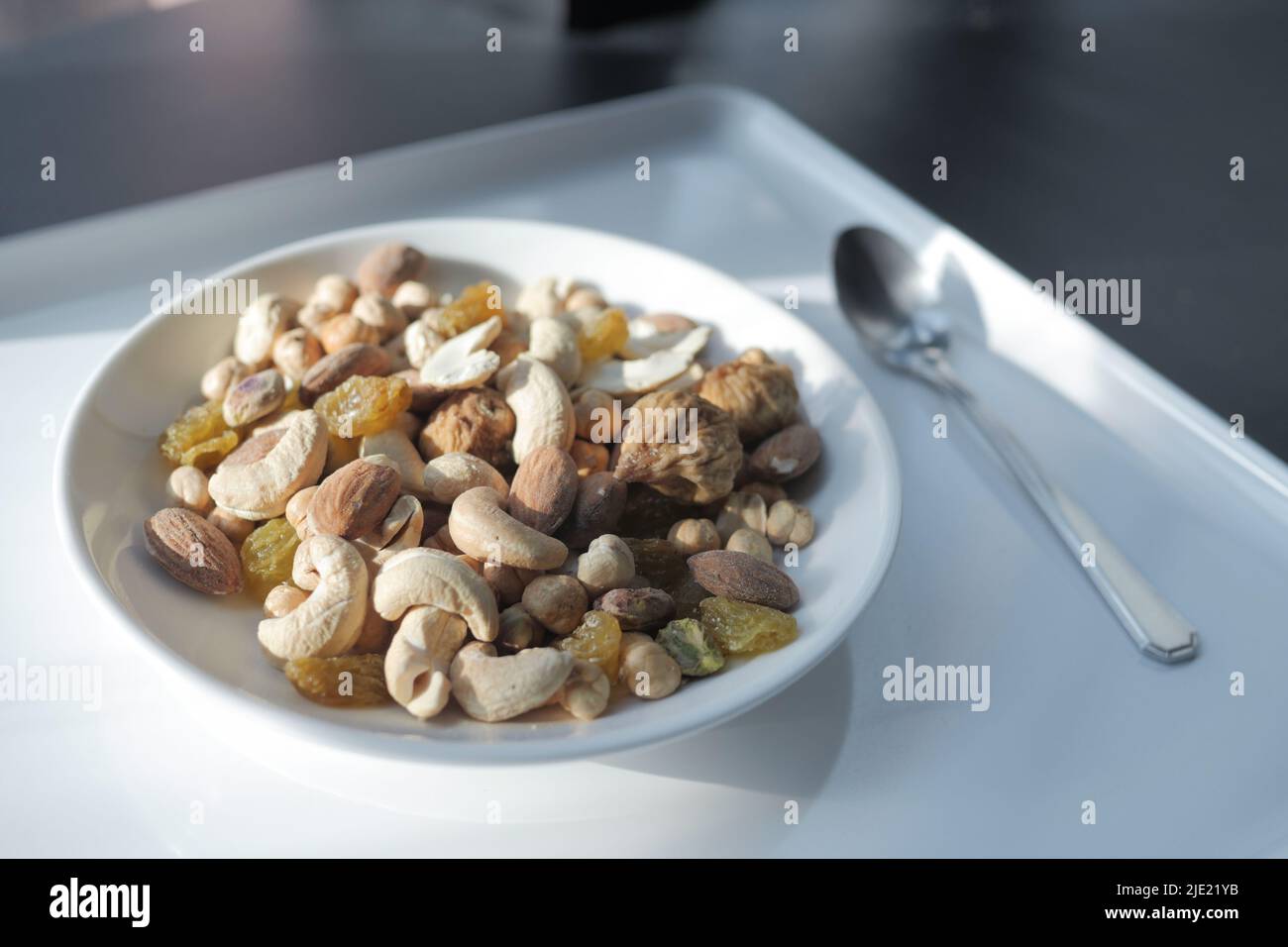 Packet of mixed nuts and fruits hi-res stock photography and images - Alamy