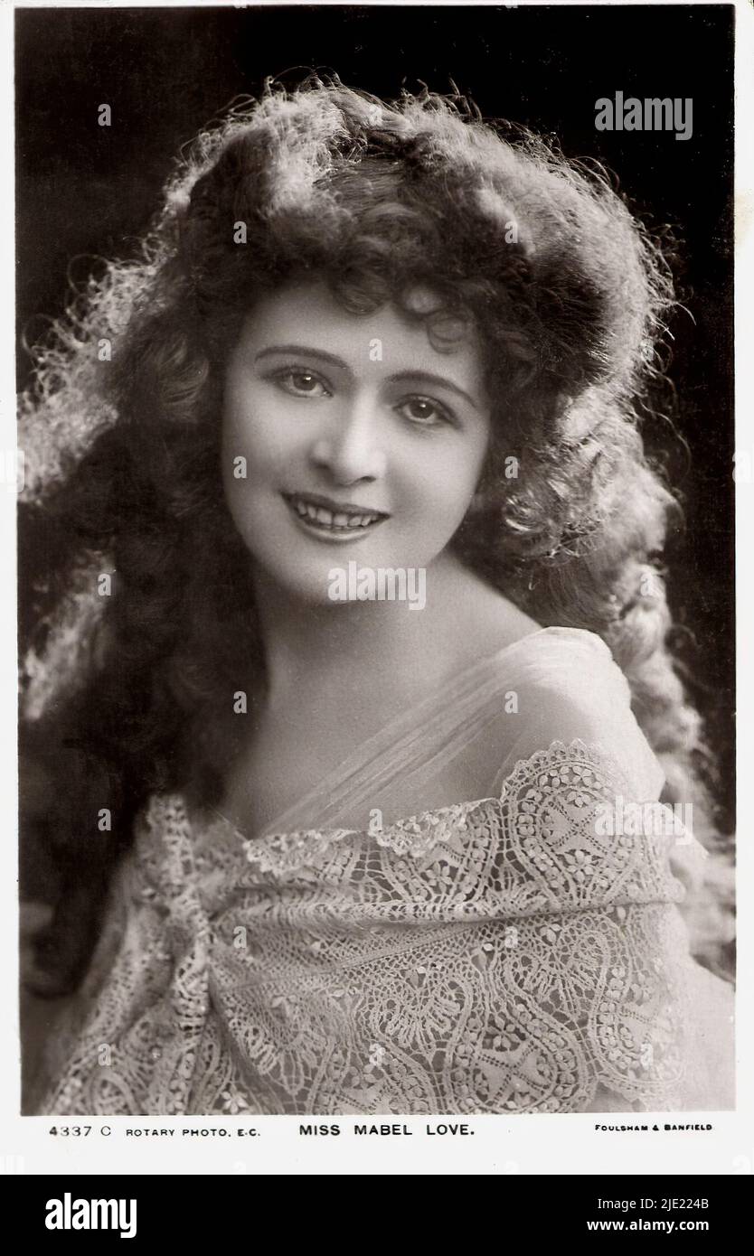Portrait of Mabel Love 002 - British stage star of the Victorian and ...